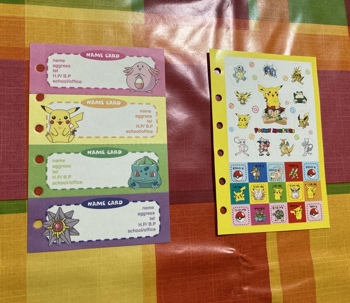 Baratto/Scambio: ricambi organizer Pokemon [ Scuola e ufficio ...